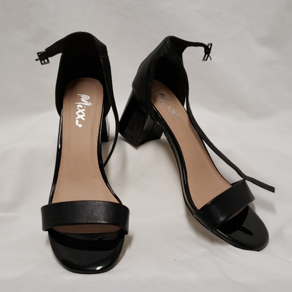 Mixx Shuz | Shoes | Mixx Shuz Sally Block Heel Shoes | Poshmark